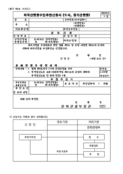 외국간행물수입추천신청서 도서정기간행물 문화관광부 서식 가상드라이브 Iso실행프로그램 최강자 데몬툴즈 다운로드