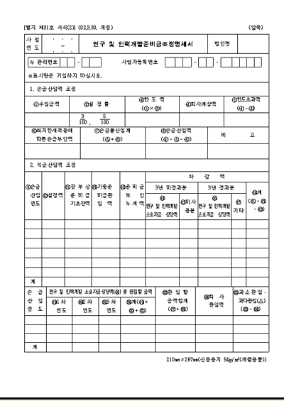 연구 및 인력개발준비금 조정 명세서 국세청 서식 가상드라이브 Iso실행프로그램 최강자 데몬툴즈 다운로드 공식홈페이지