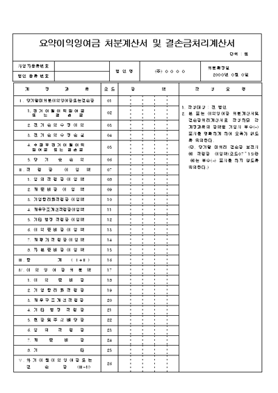 요약이익잉여금처분계산서및결손금처리계산서2 세무회계 서식 가상드라이브 Iso실행프로그램 최강자 데몬툴즈 다운로드
